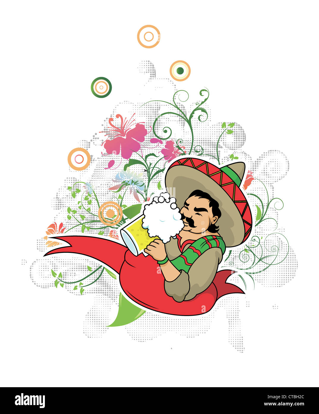 vector cartoon mexican Stock Photo - Alamy