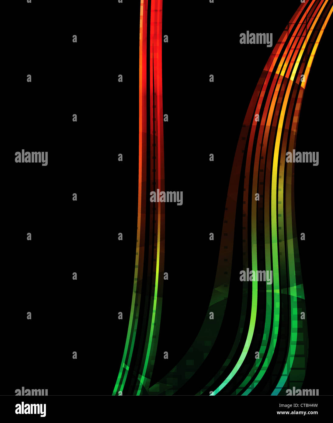 colorful abstract background with waves vector illustration Stock Photo ...