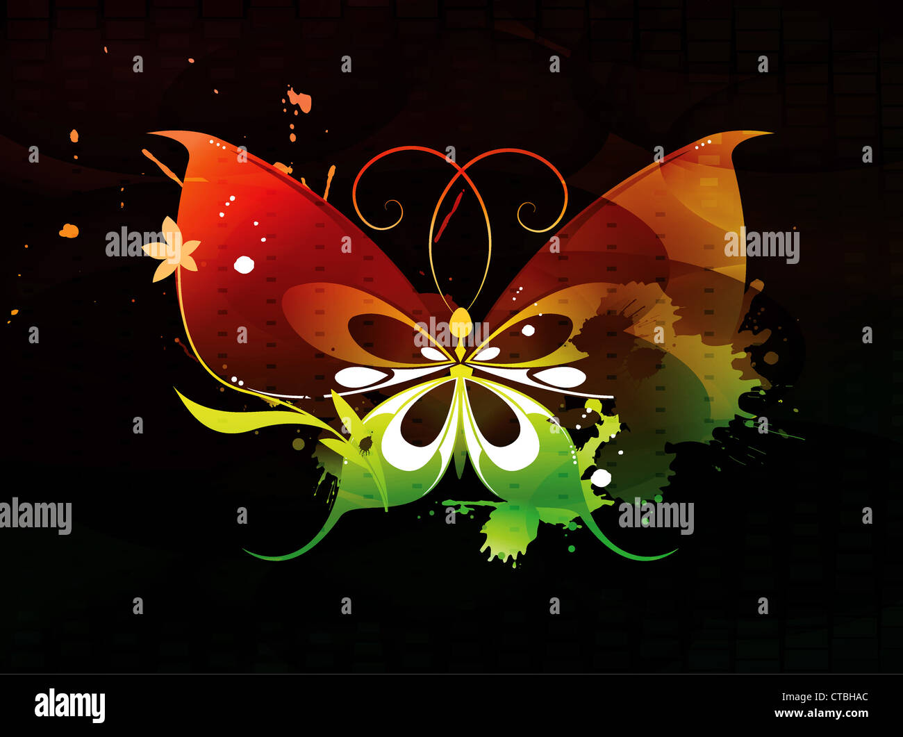 Butterfly illustration hi-res stock photography and images - Alamy