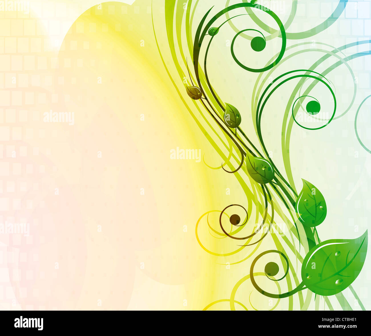 vector colorful floral background Stock Photo - Alamy