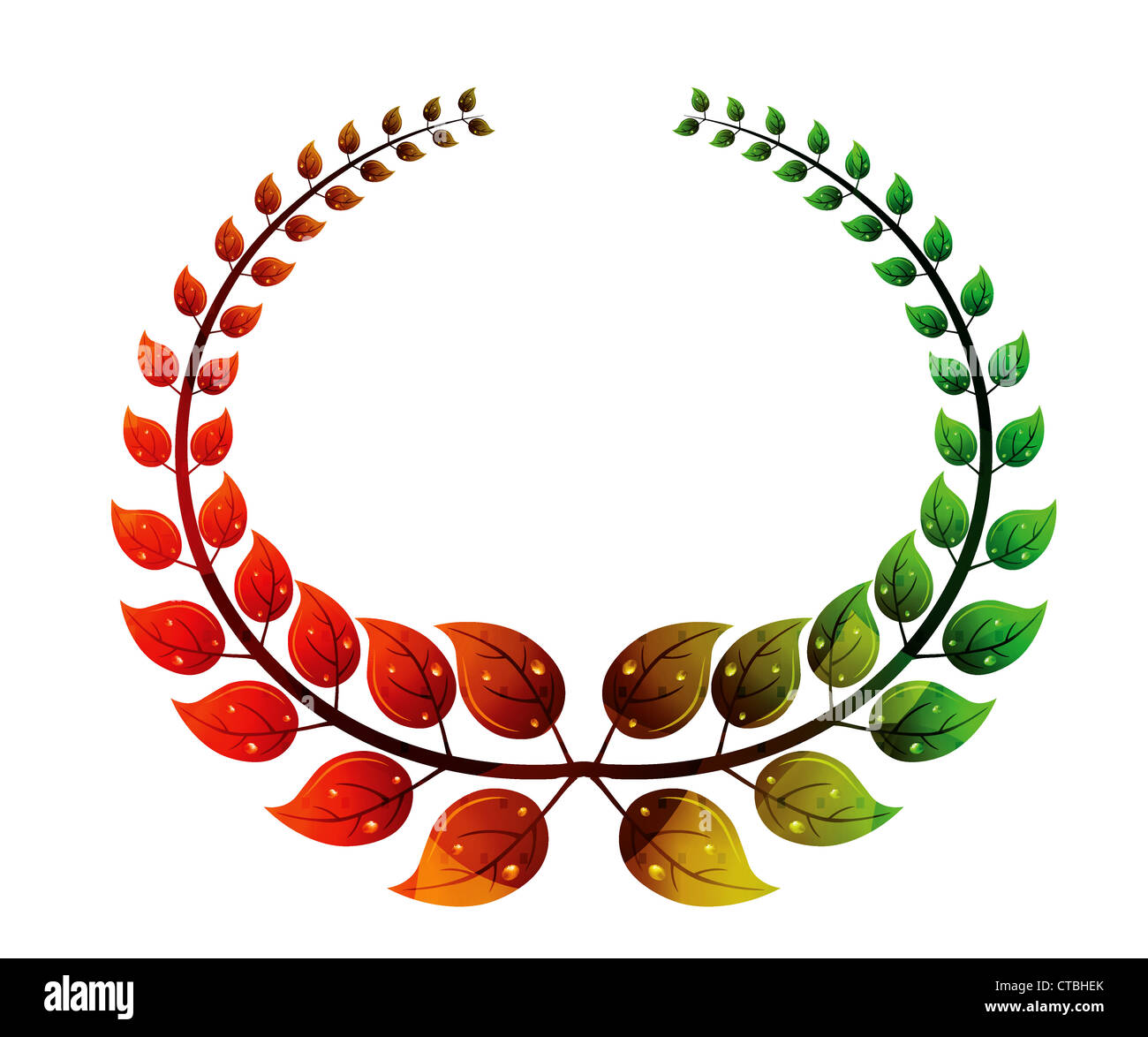 Laurel vector hi-res stock photography and images - Alamy