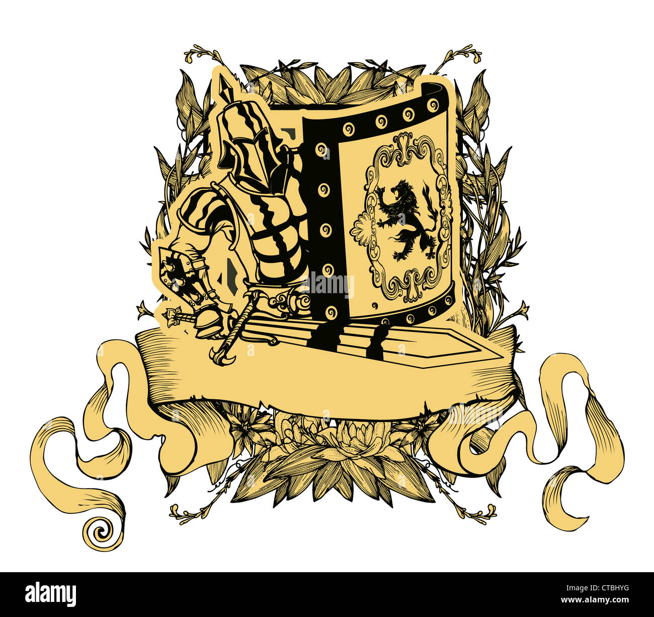 Warrior emblem Cut Out Stock Images & Pictures - Alamy
