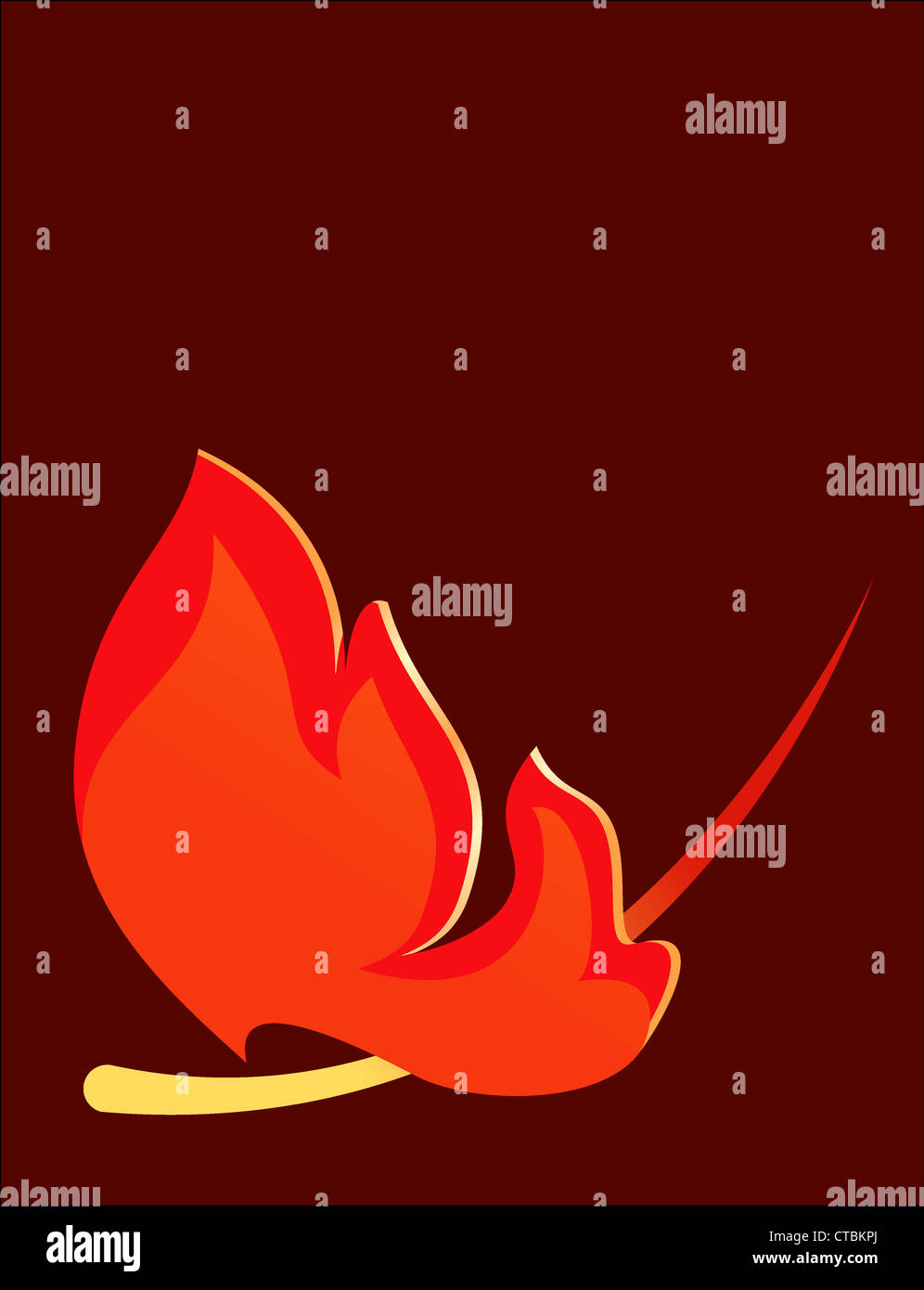 Fire ribbon hi-res stock photography and images - Alamy