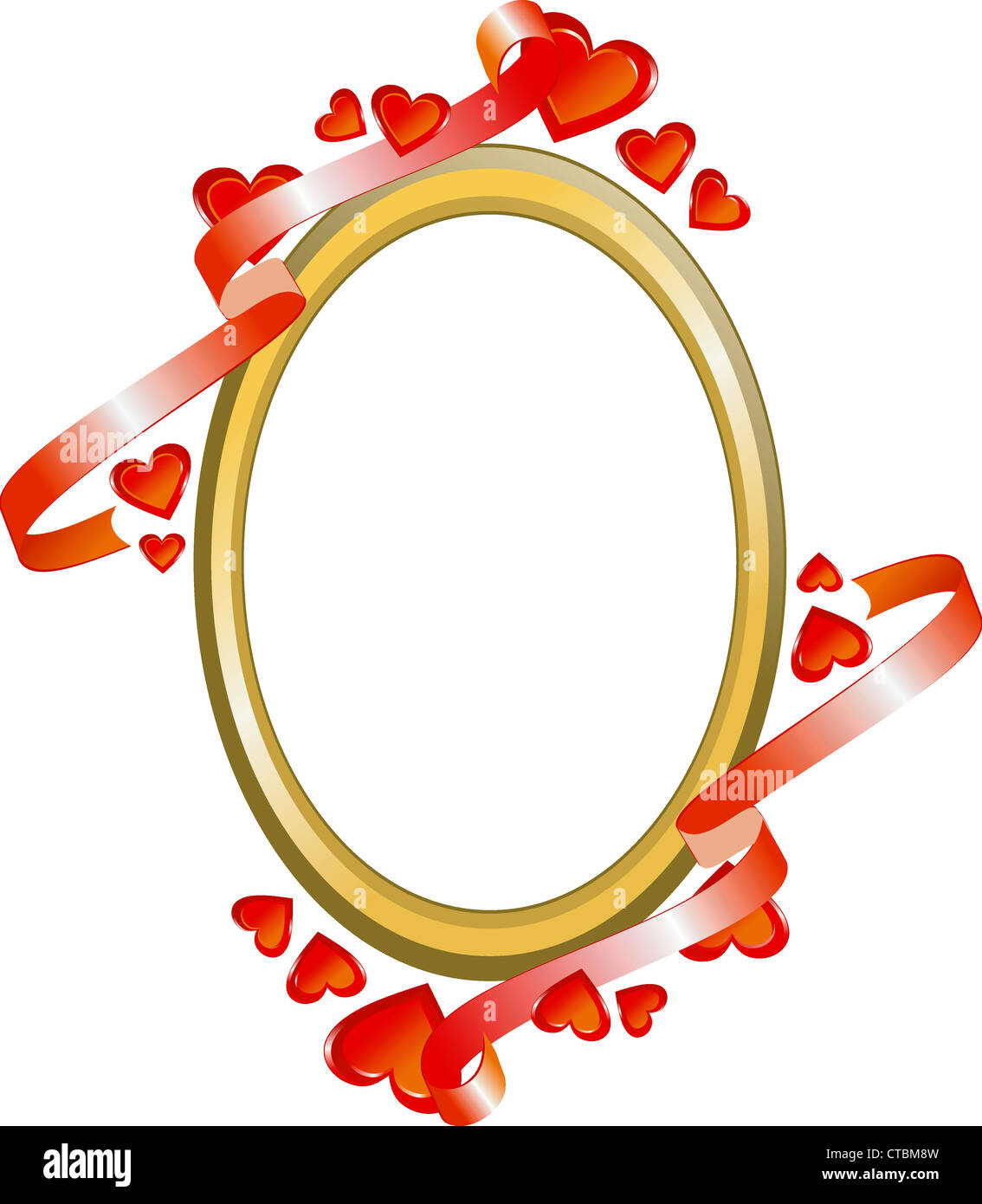 Ribbon frame hi-res stock photography and images - Alamy