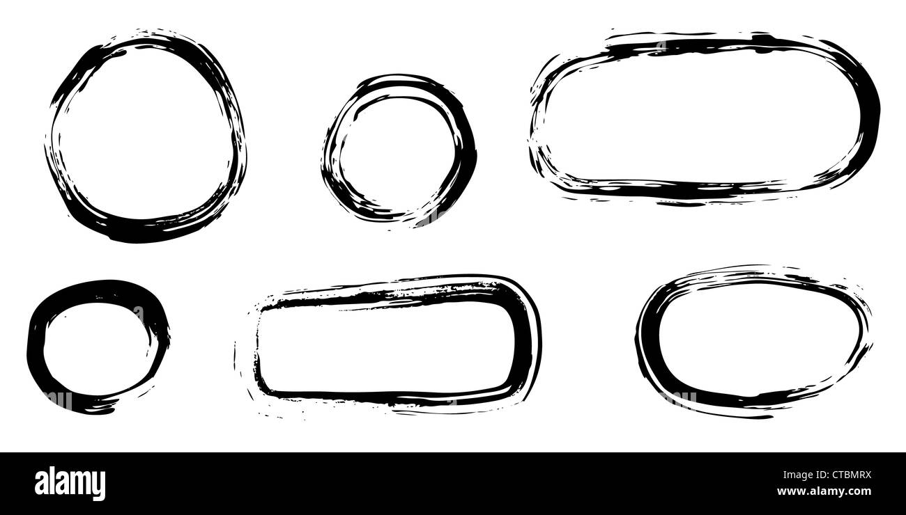 Variety of painted borders Stock Photo - Alamy