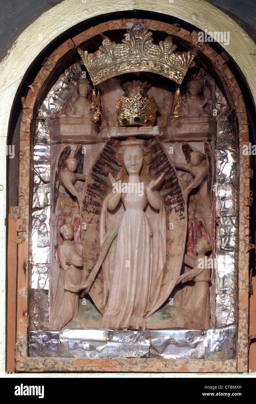 Altar of the Virgin Mary Stock Photo - Alamy