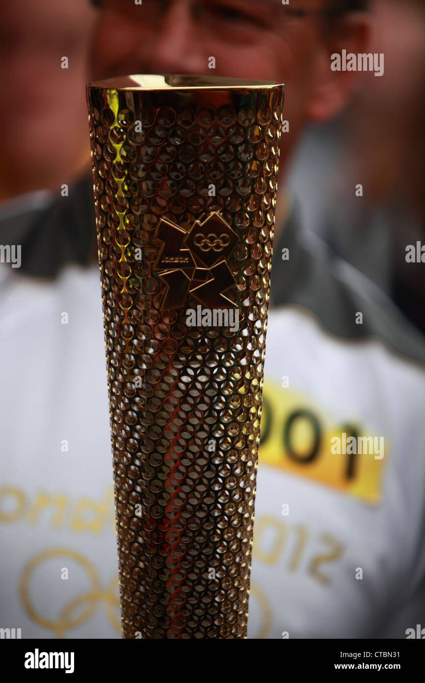 Olympic torch in Southampton for the 2012 Olympic games relay around ...