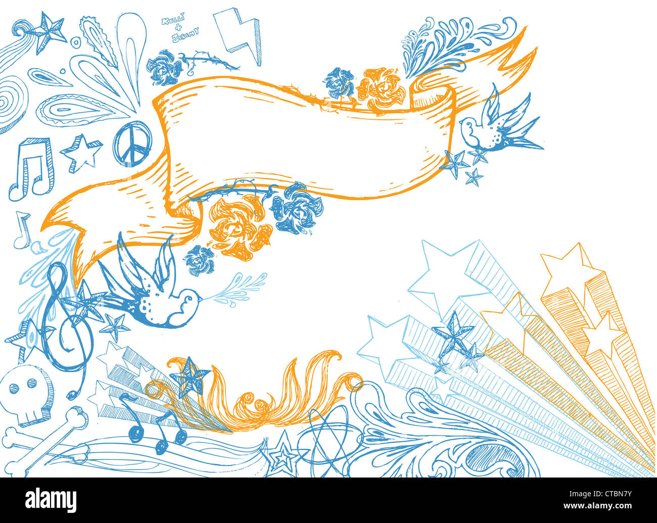 Hand drawn doodle images Stock Photo - Alamy