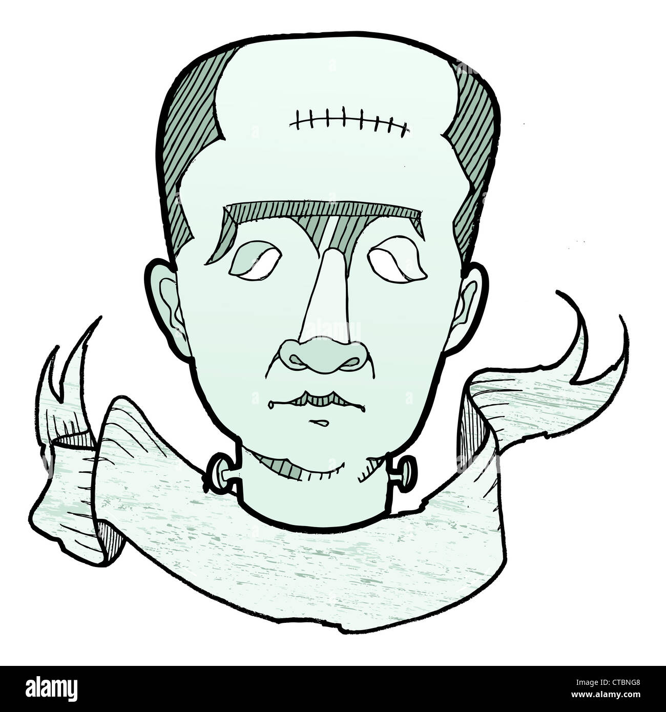 Frankenstein monster drawing hi-res stock photography and images - Alamy
