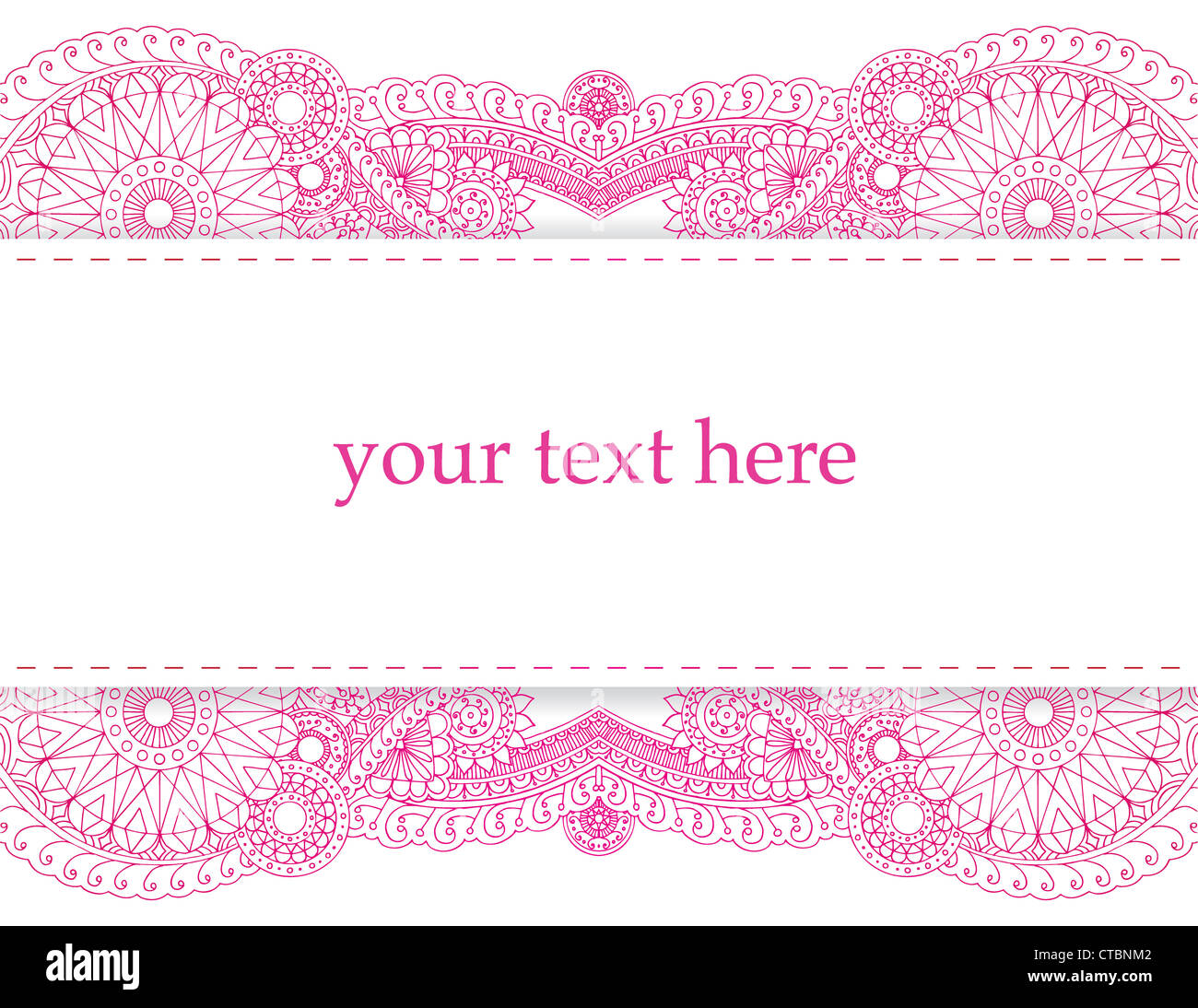 Henna design Cut Out Stock Images & Pictures - Alamy