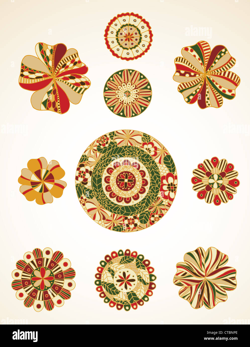 Floral symbols hi-res stock photography and images - Alamy