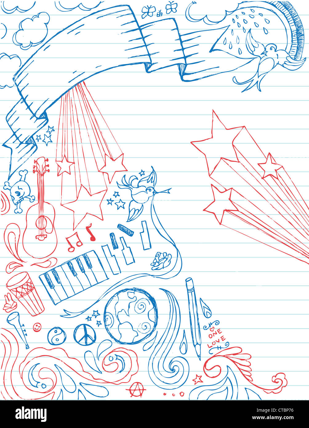 Pen and ink doodles hi-res stock photography and images - Alamy