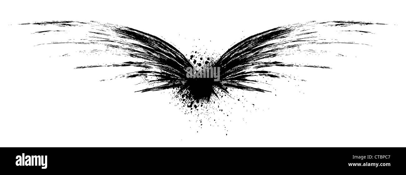 Banner bat wings hi-res stock photography and images - Alamy