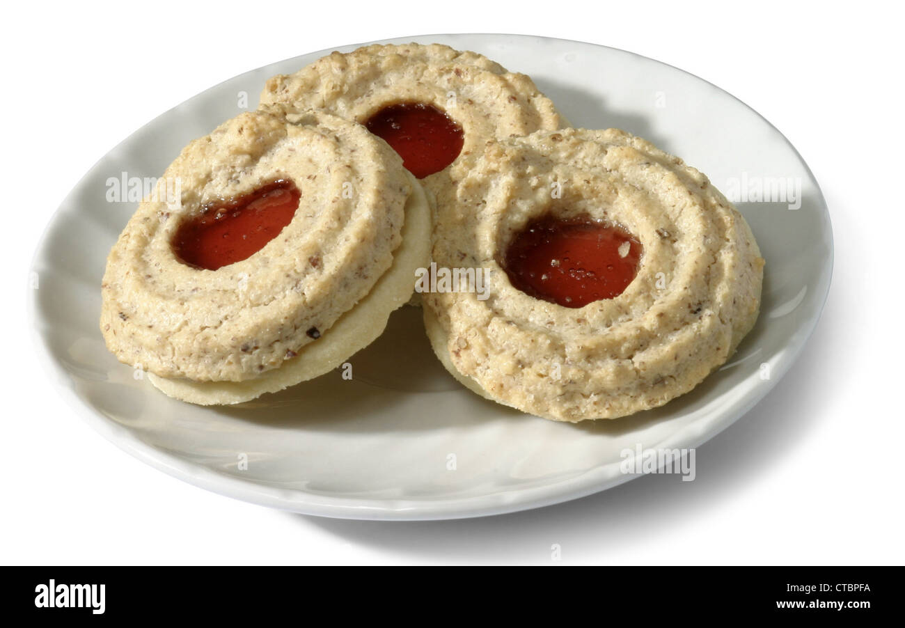 Plate full of cookies Stock Photo - Alamy