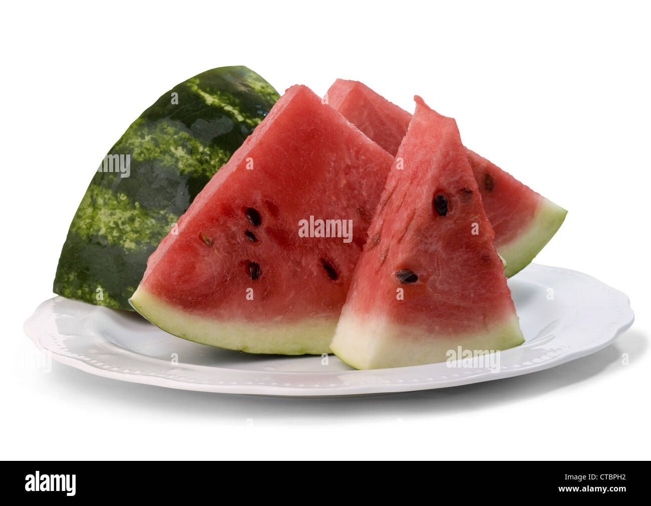 Slices of watermelon Stock Photo - Alamy