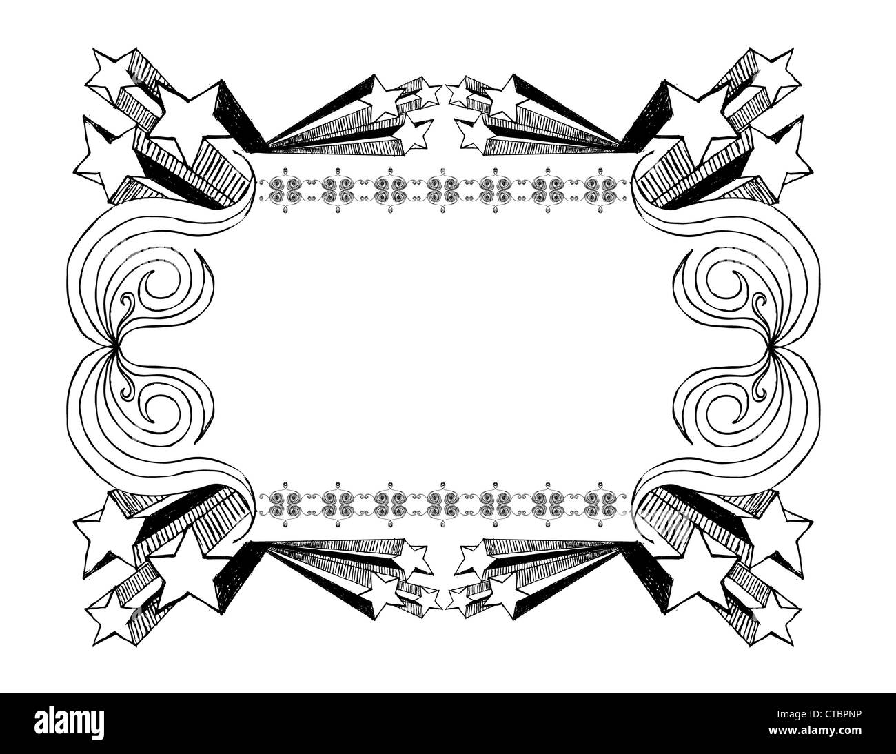 Hand drawn frame hi-res stock photography and images - Alamy