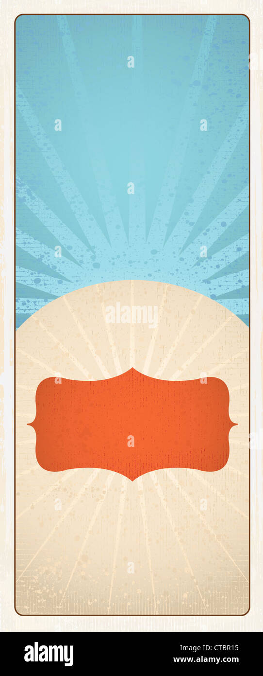 Vertical tag or sign with textured background and room for text Stock ...