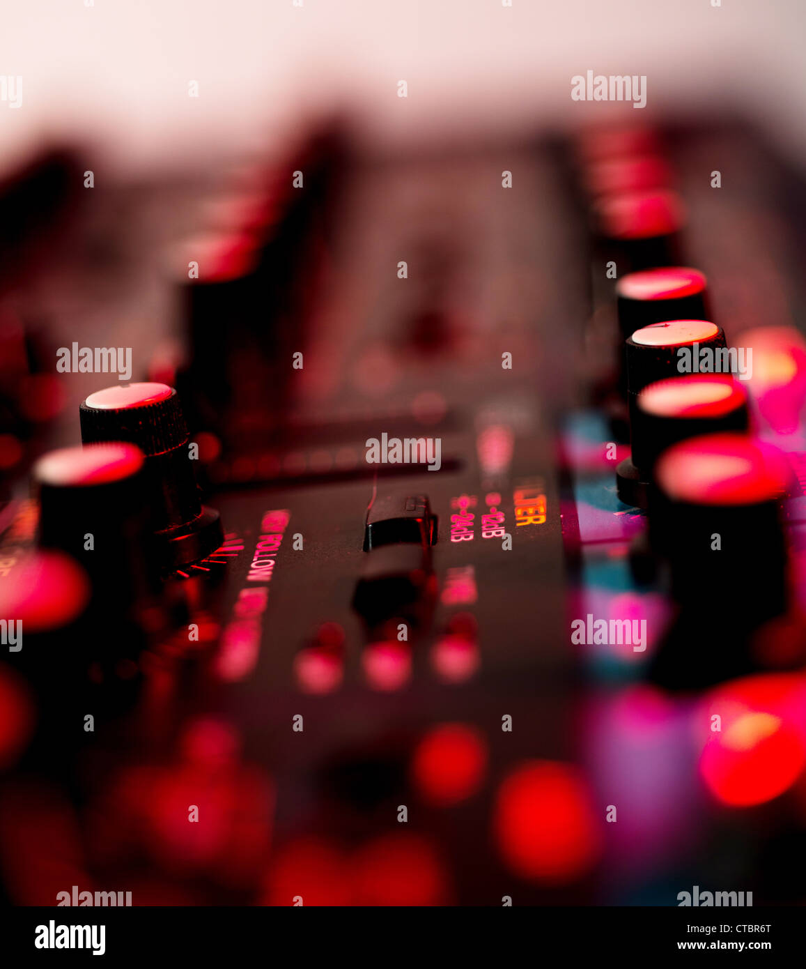 Close up of Vintage Sound Module Stock Photo - Alamy