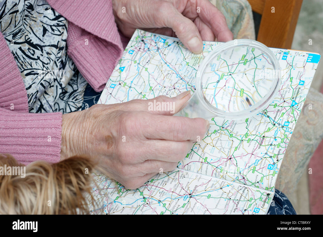 Old traditional paper map maps hi-res stock photography and images - Alamy