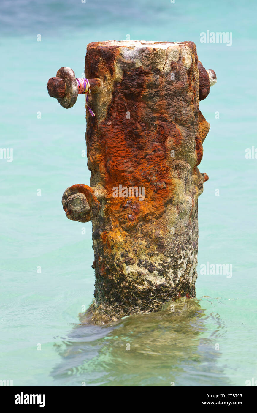 Corroded Rusted Iron Dock Pier II Stock Photo - Alamy