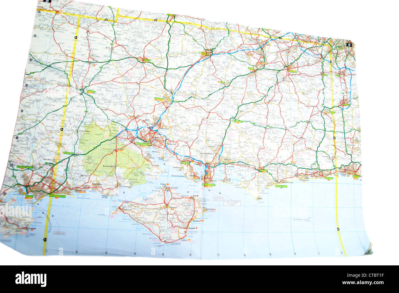 Old Traditional Paper Map Maps High Resolution Stock Photography and ...