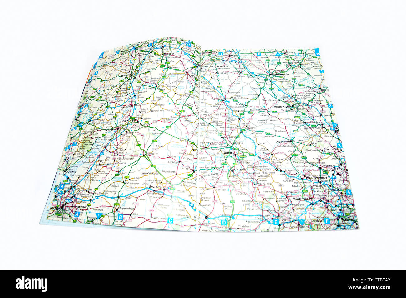 Motorway map of uk Cut Out Stock Images & Pictures - Alamy