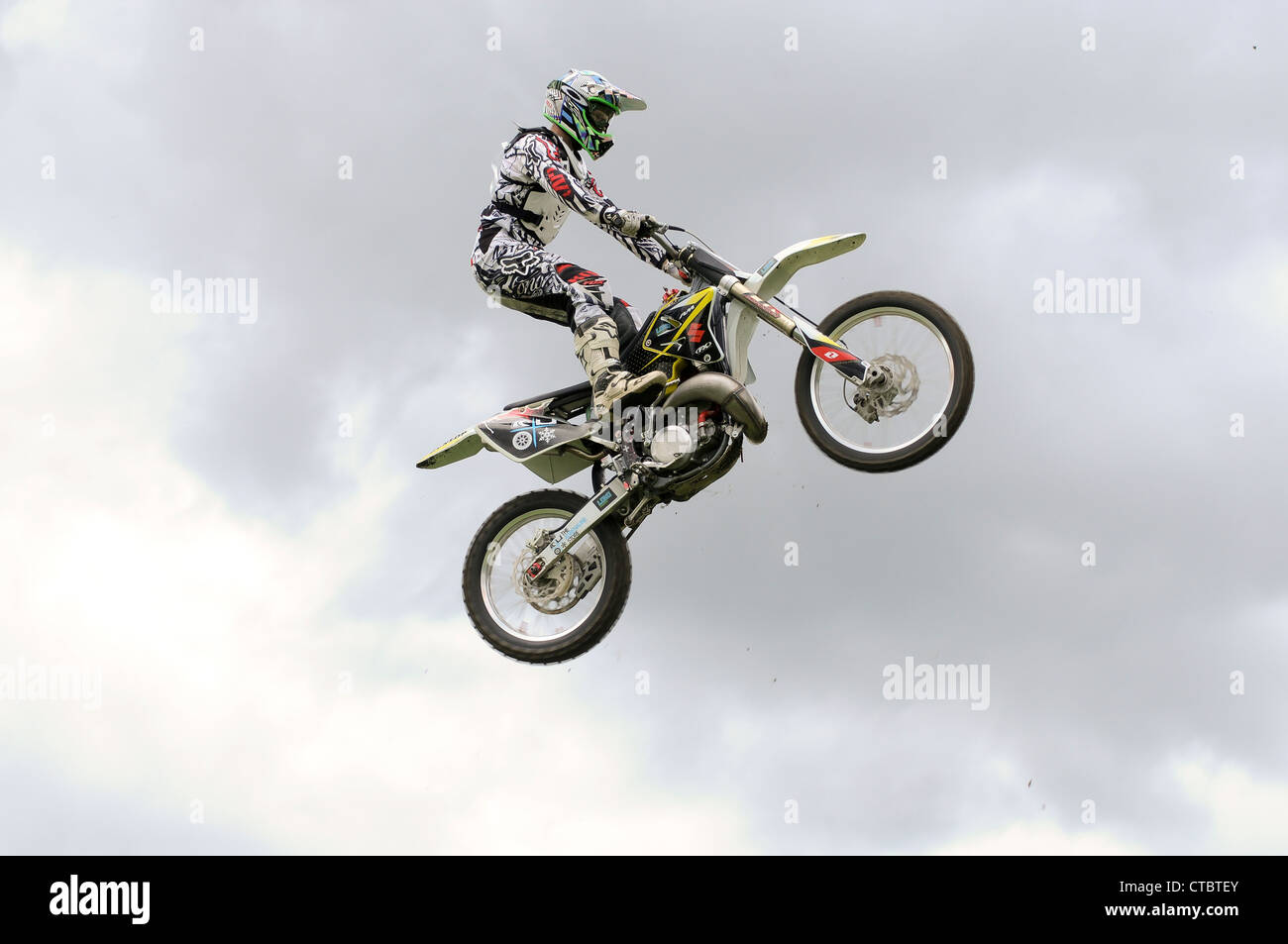 E01175 Freestyle Moto Cross Stock Photo - Alamy