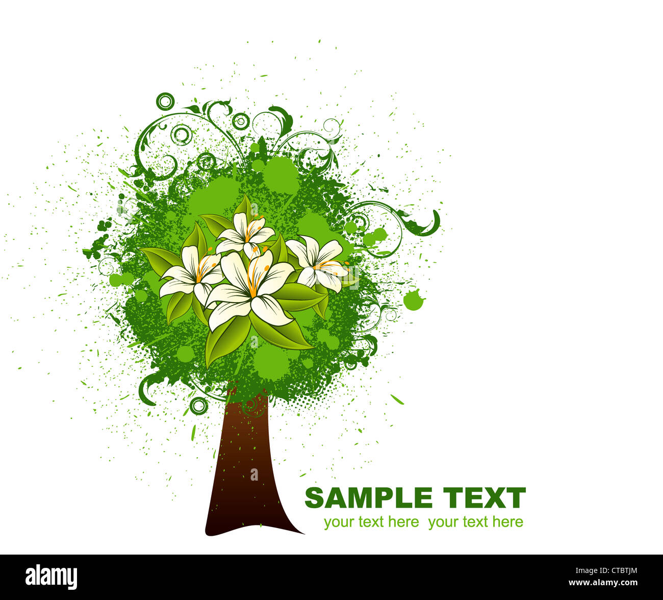 vector green concept Stock Photo - Alamy