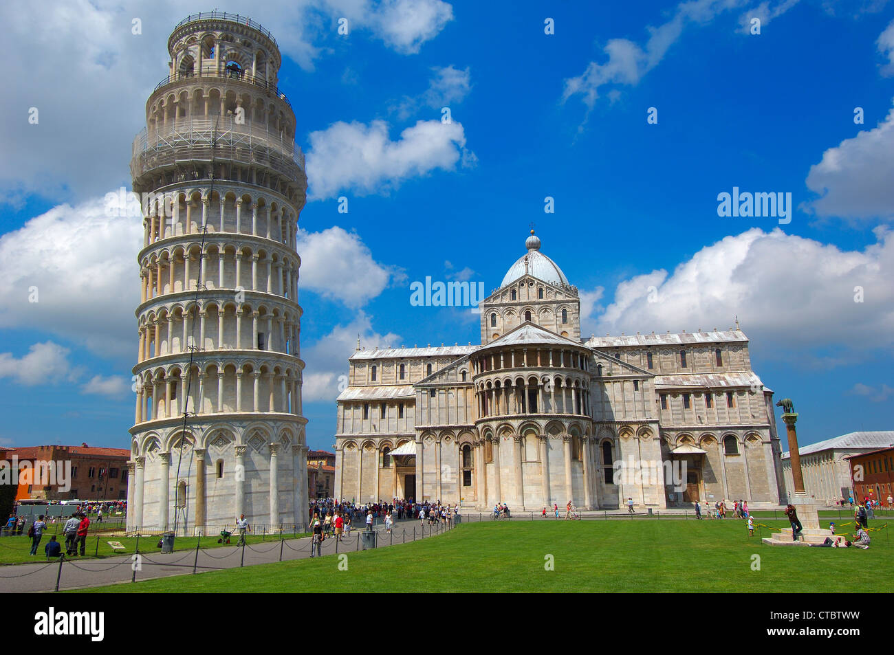 Pisa. Cathedral ( Duomo). Leaning Tower. Piazza del Duomo. Cathedral ...