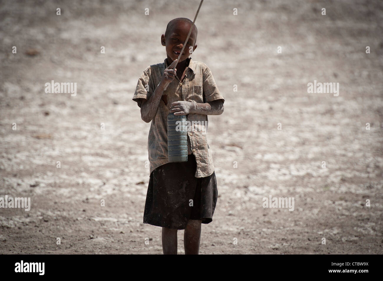 Young Maasai boy herdsman Stock Photo - Alamy