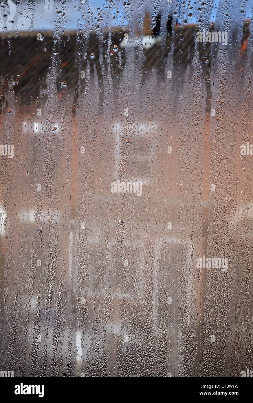 Condensation on a window Stock Photo - Alamy