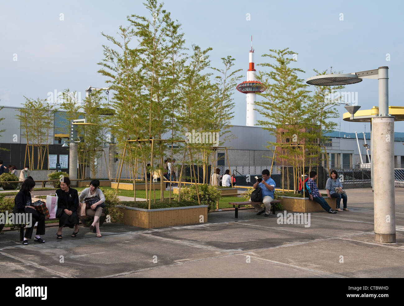 The 'Sky Garden' and the 'Happy Terrace' are on the 15th floor of Kyoto ...