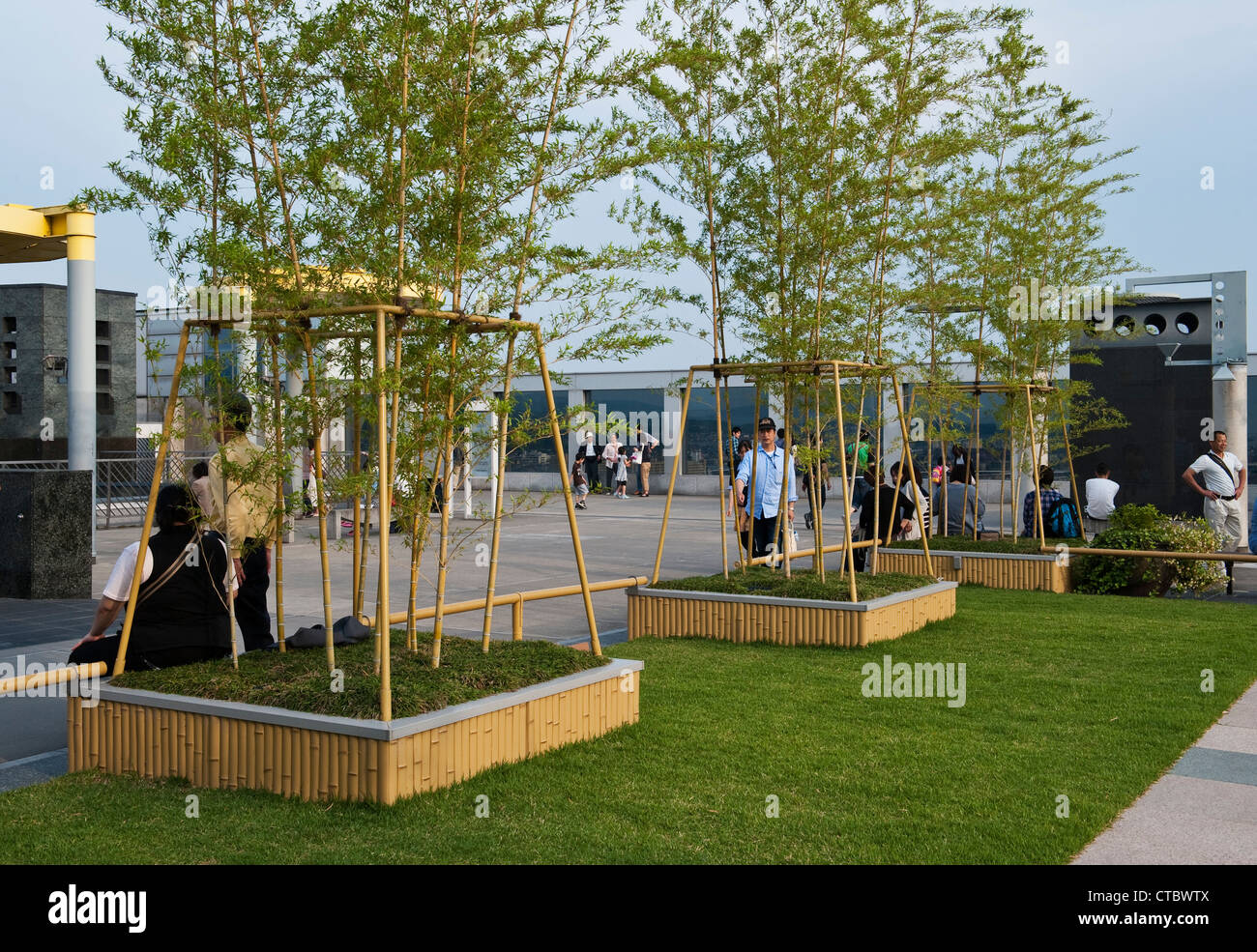 The 'Sky Garden' and the 'Happy Terrace' are on the 15th floor of Kyoto ...