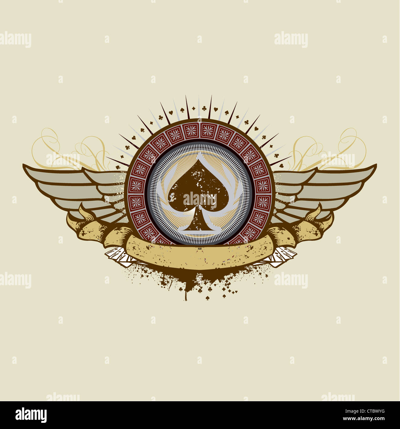 Spades suit hi-res stock photography and images - Alamy