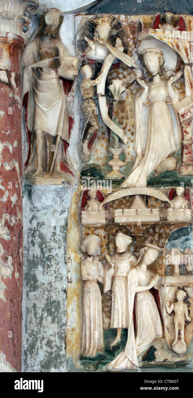 Altar of the Virgin Mary Stock Photo - Alamy