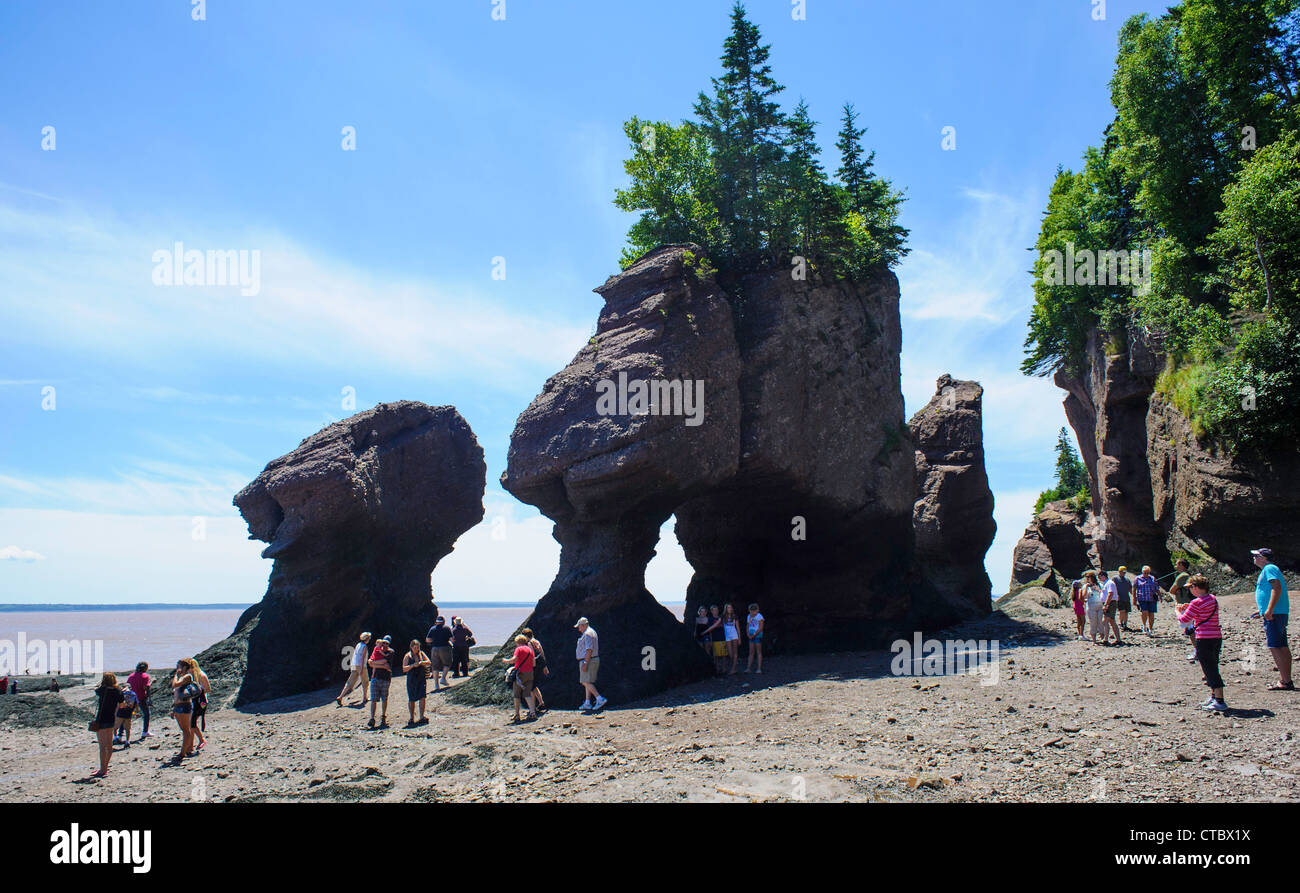 Bay of fundy new brunswick tide rocks hi-res stock photography and ...