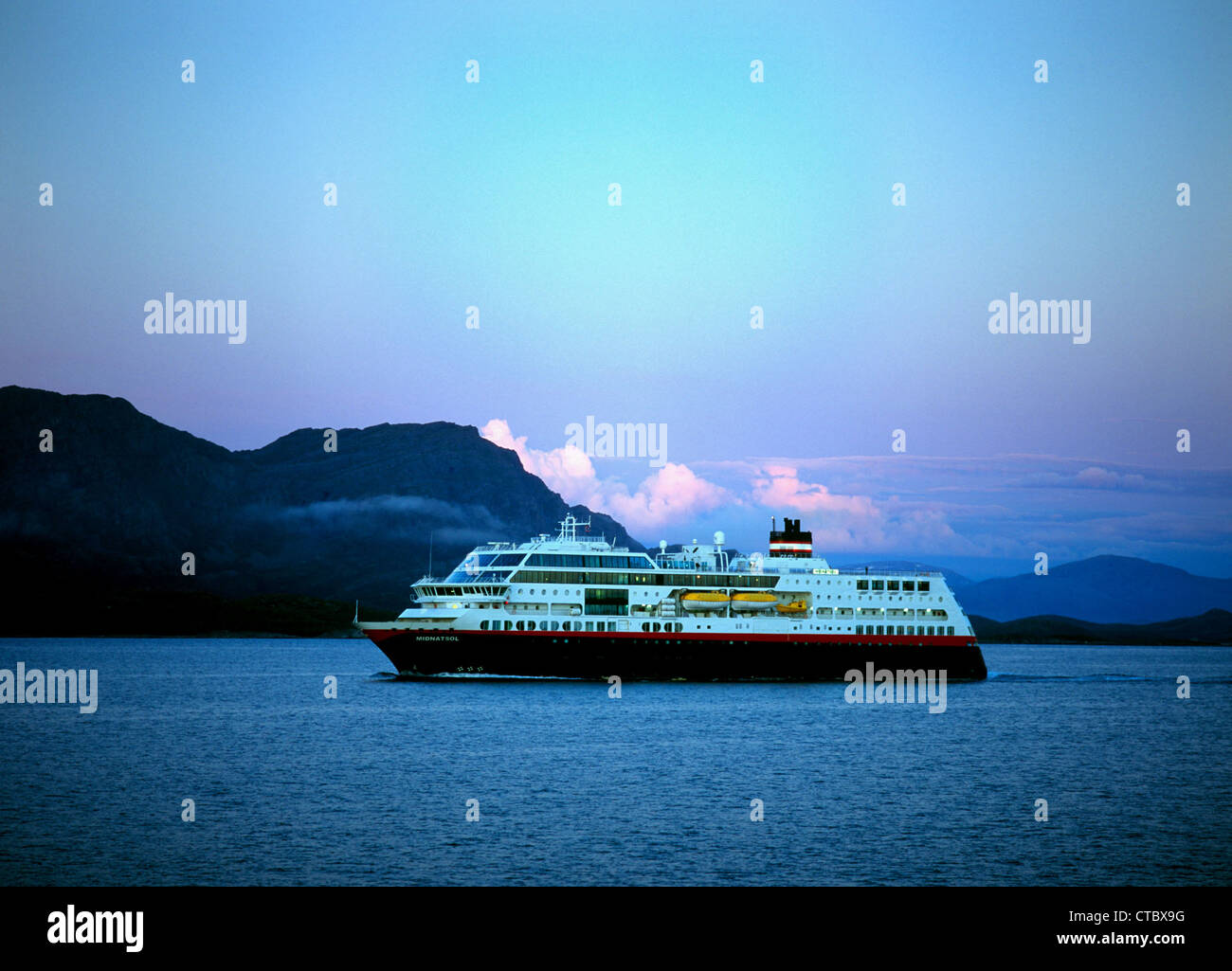 Ship midnatsol hi-res stock photography and images - Alamy