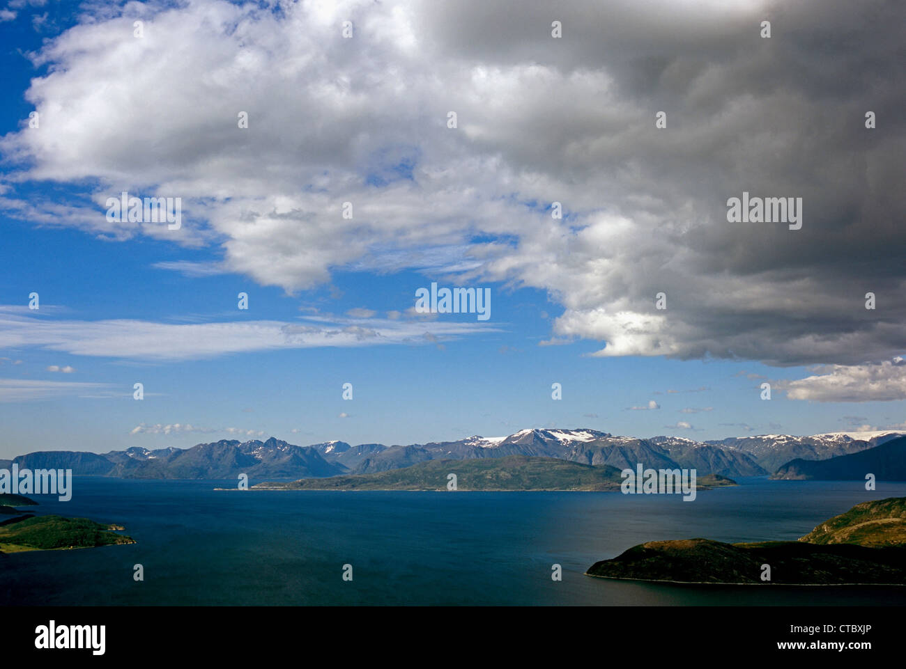 Gildetun, Norway, view from the observation deck Stock Photo - Alamy