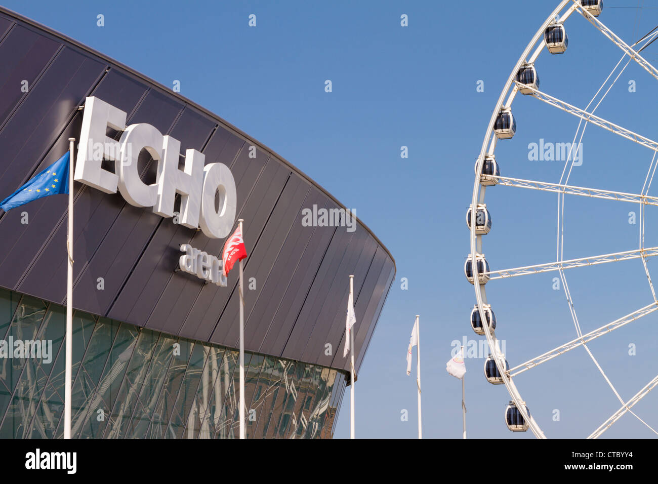 The Echo Wheel of Liverpool Stock Photo - Alamy
