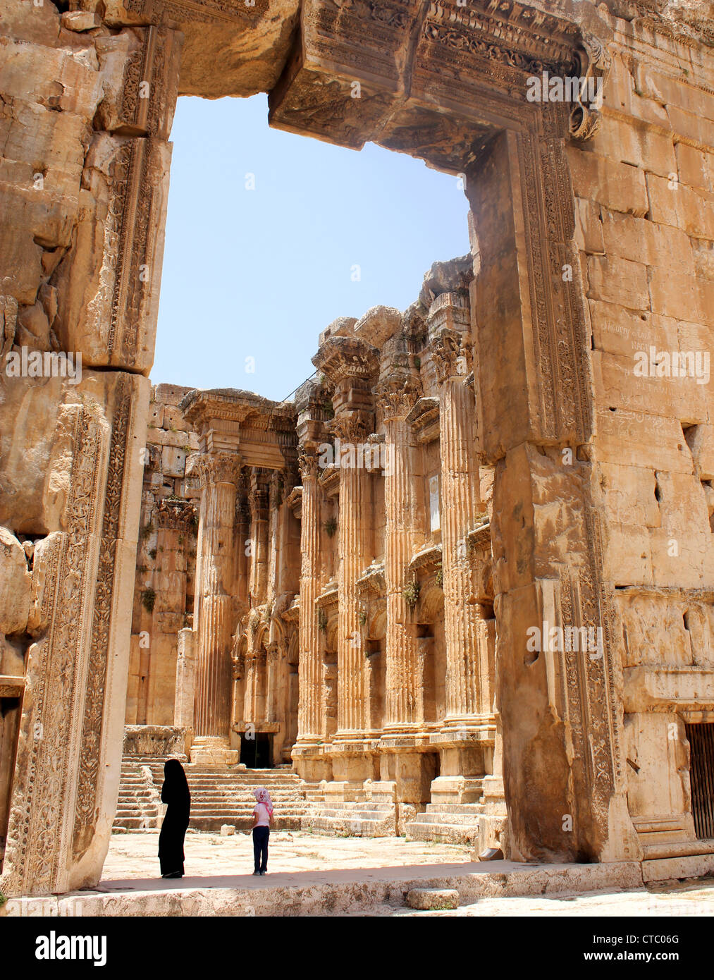 Baalbek Roman Ruins, Lebanon Stock Photo - Alamy