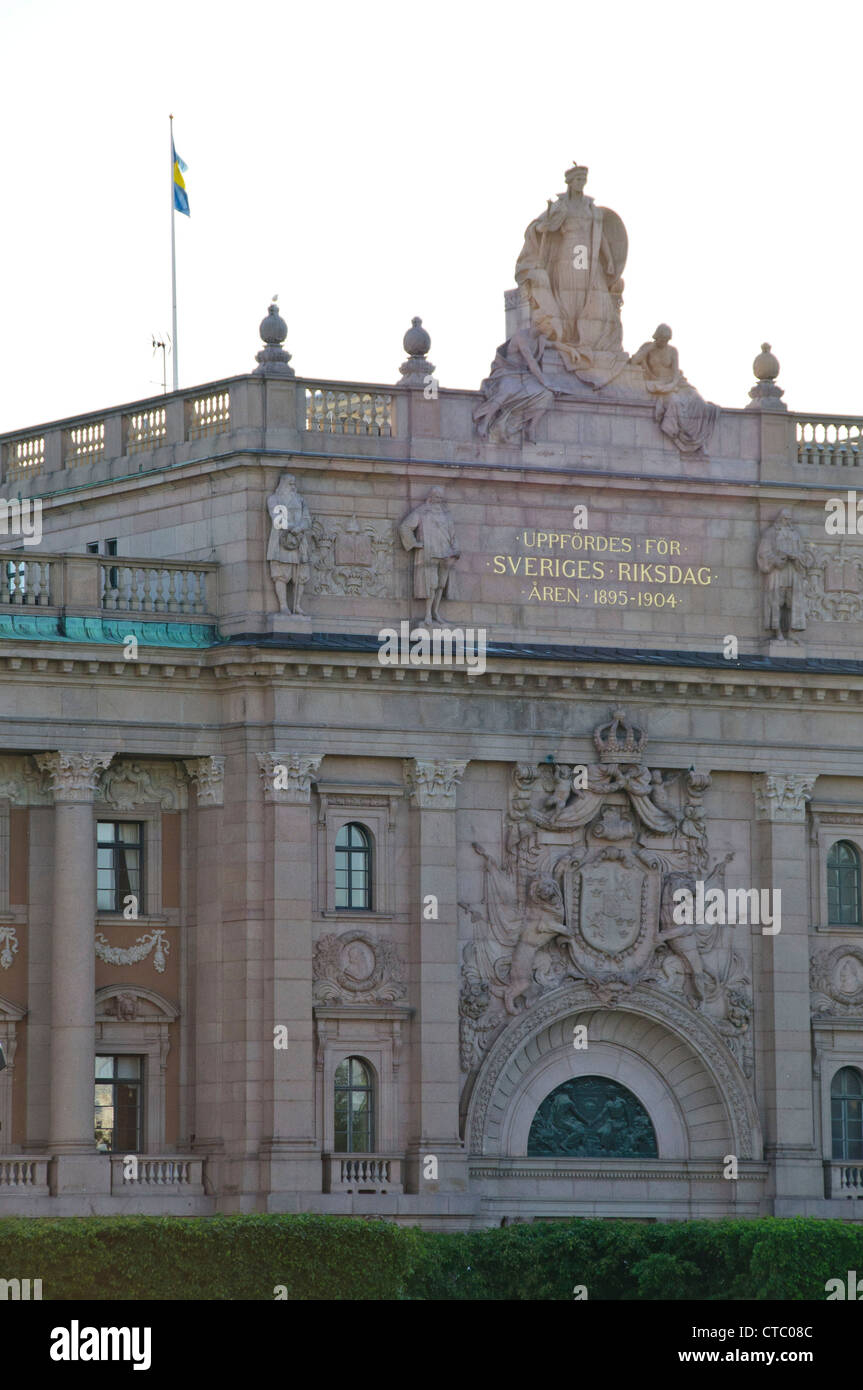 Stockholm's Parliament House,The building was designed by Aron ...
