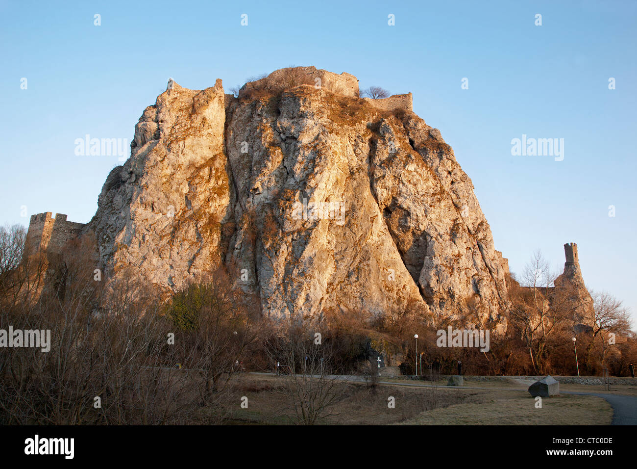 Devin castle ruins hi-res stock photography and images - Alamy