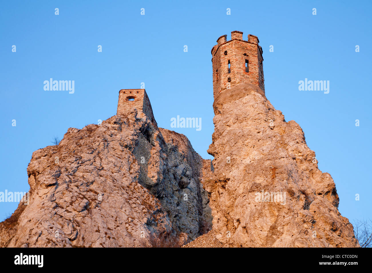 Devin castle ruins hi-res stock photography and images - Alamy