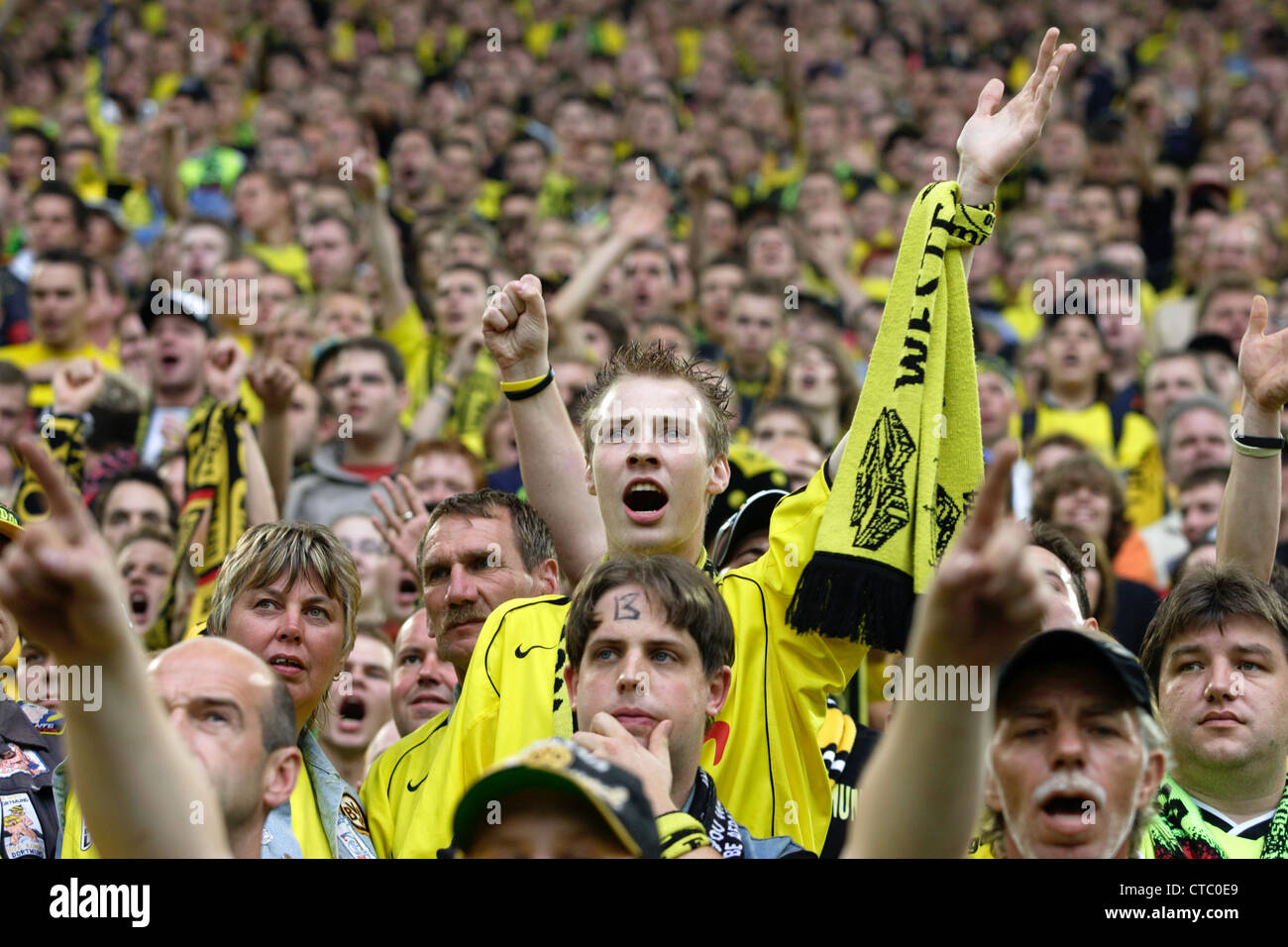 Dortmund, Dortmund fans celebrate their team Stock Photo - Alamy