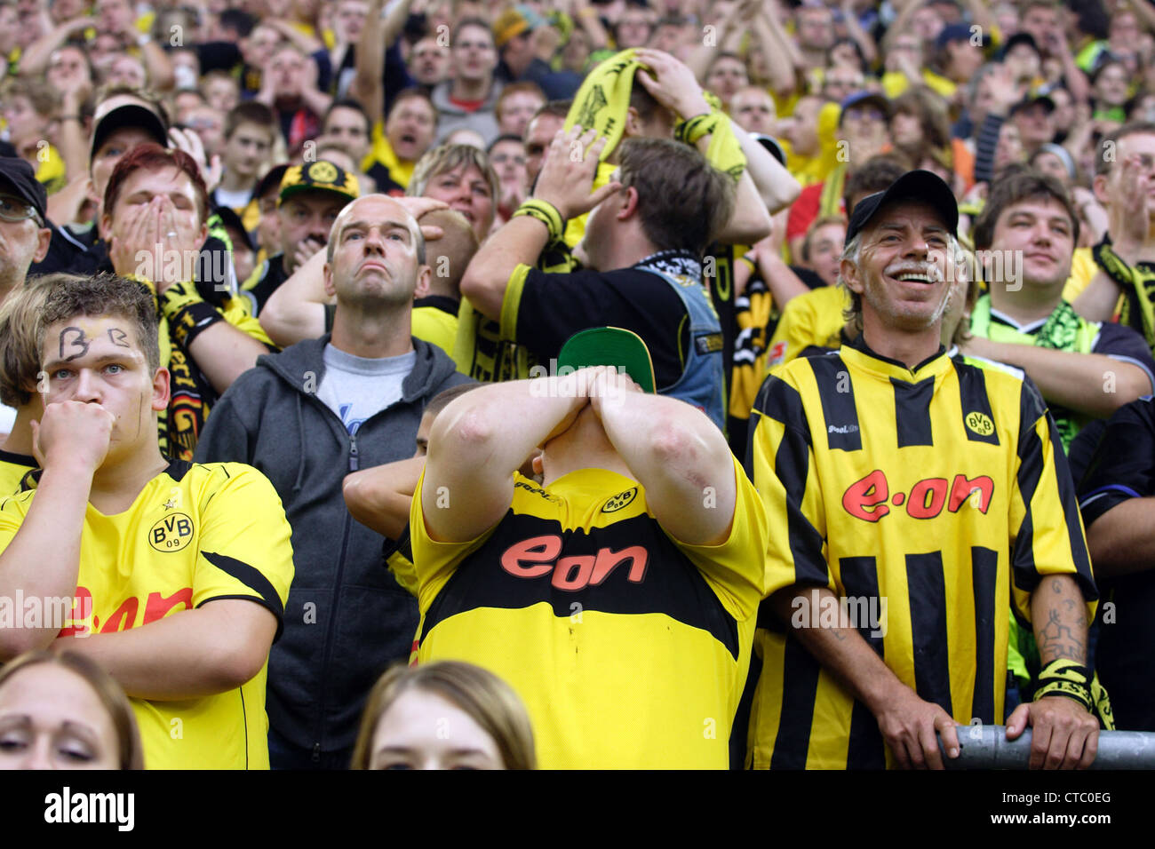 Dortmund, Dortmund fans celebrate their team Stock Photo - Alamy