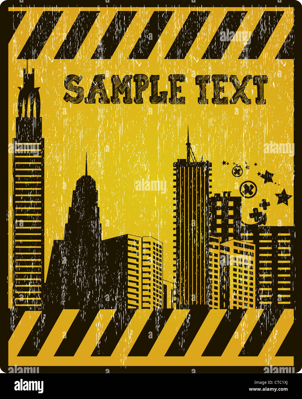 vector grunge under construction sign Stock Photo - Alamy