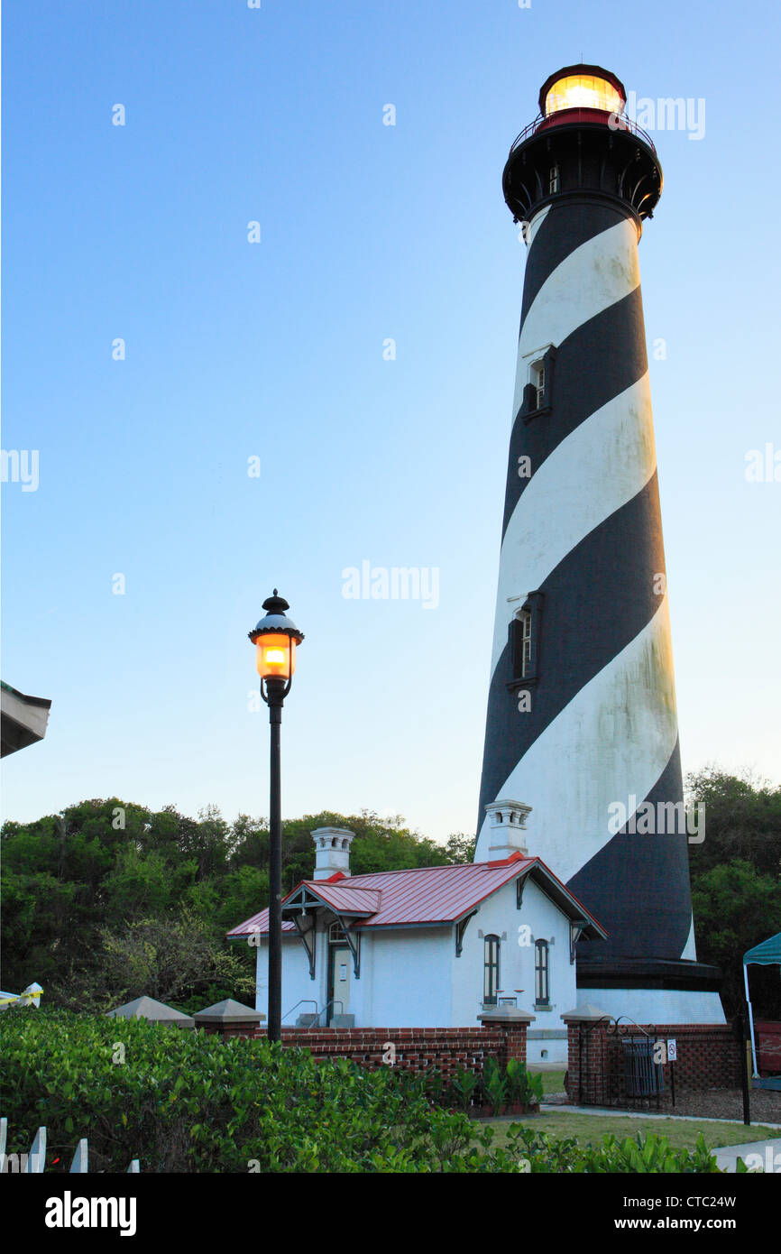 SAINT AUGUSTINE LIGHTHOUSE AND MUSEUM, SAINT AUGUSTINE BEACH, FLORIDA ...