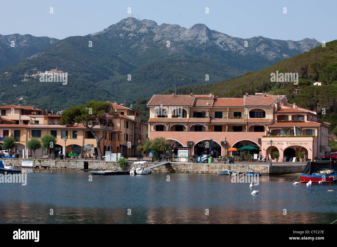 View of Marciana Marina, Elba Island, Italy Stock Photo - Alamy