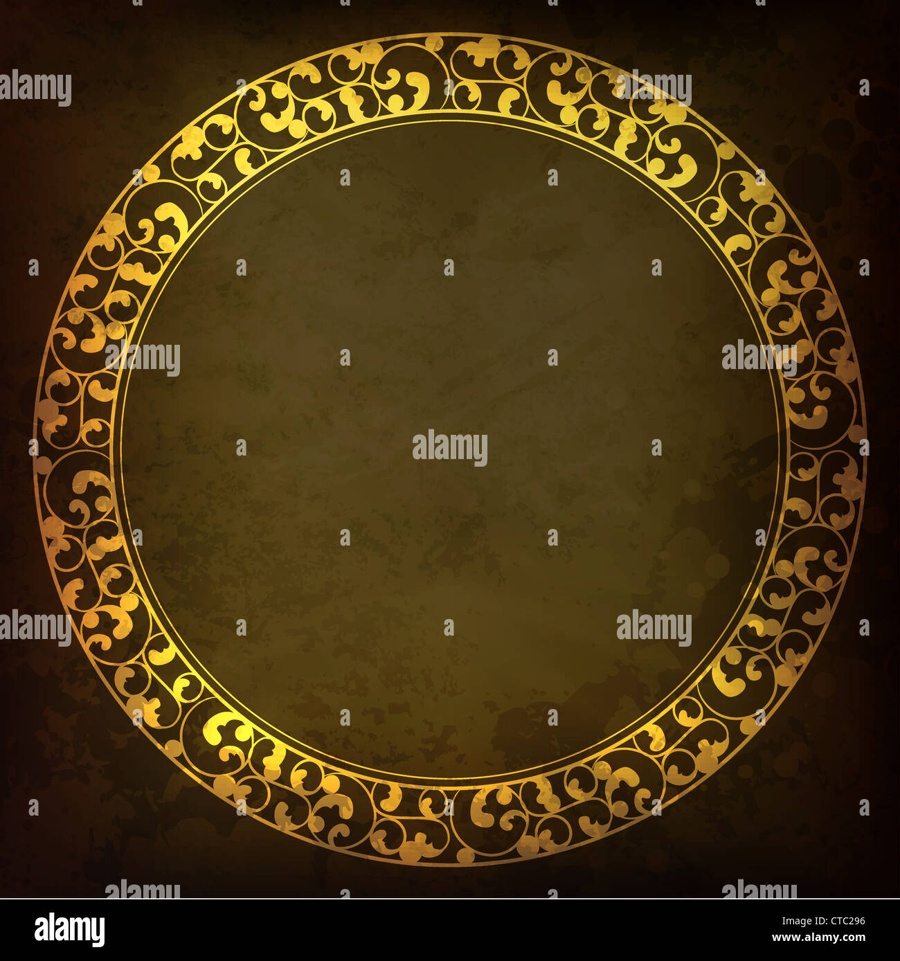 vintage frame vector illustration Stock Photo - Alamy