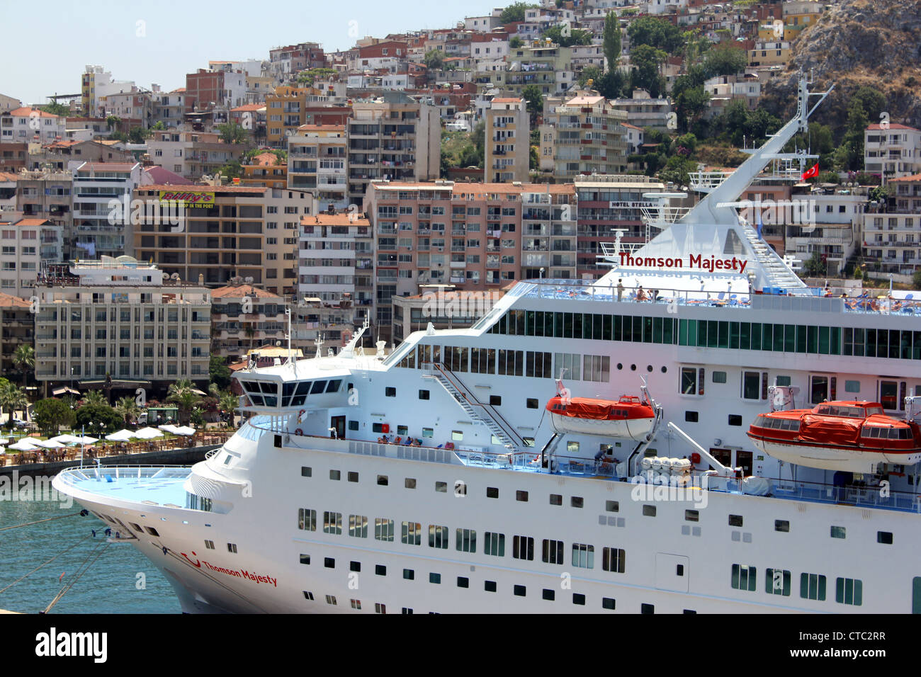 Thomson Majesty cruise ship docked at Kusadasi, Turkey Stock Photo - Alamy